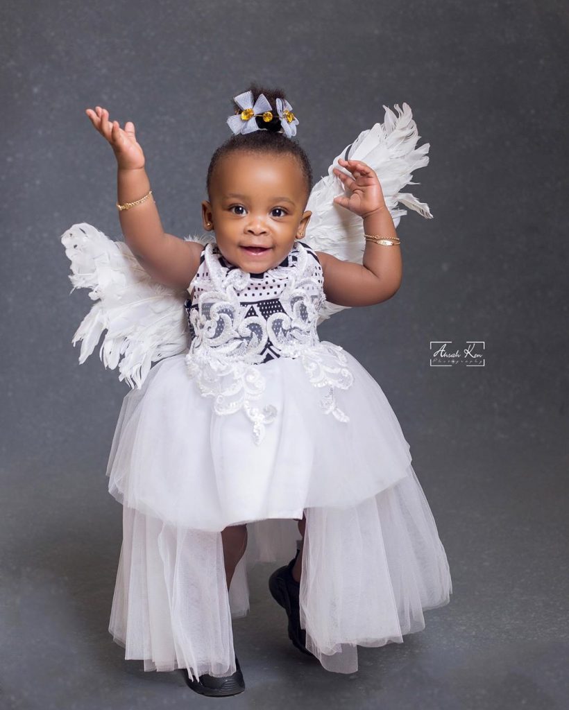 Nana Ama McBrown finally shows Baby Maxin's face for the first time ...